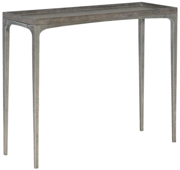 Linea Console Table in Cerused Charcoal | SR Interiors