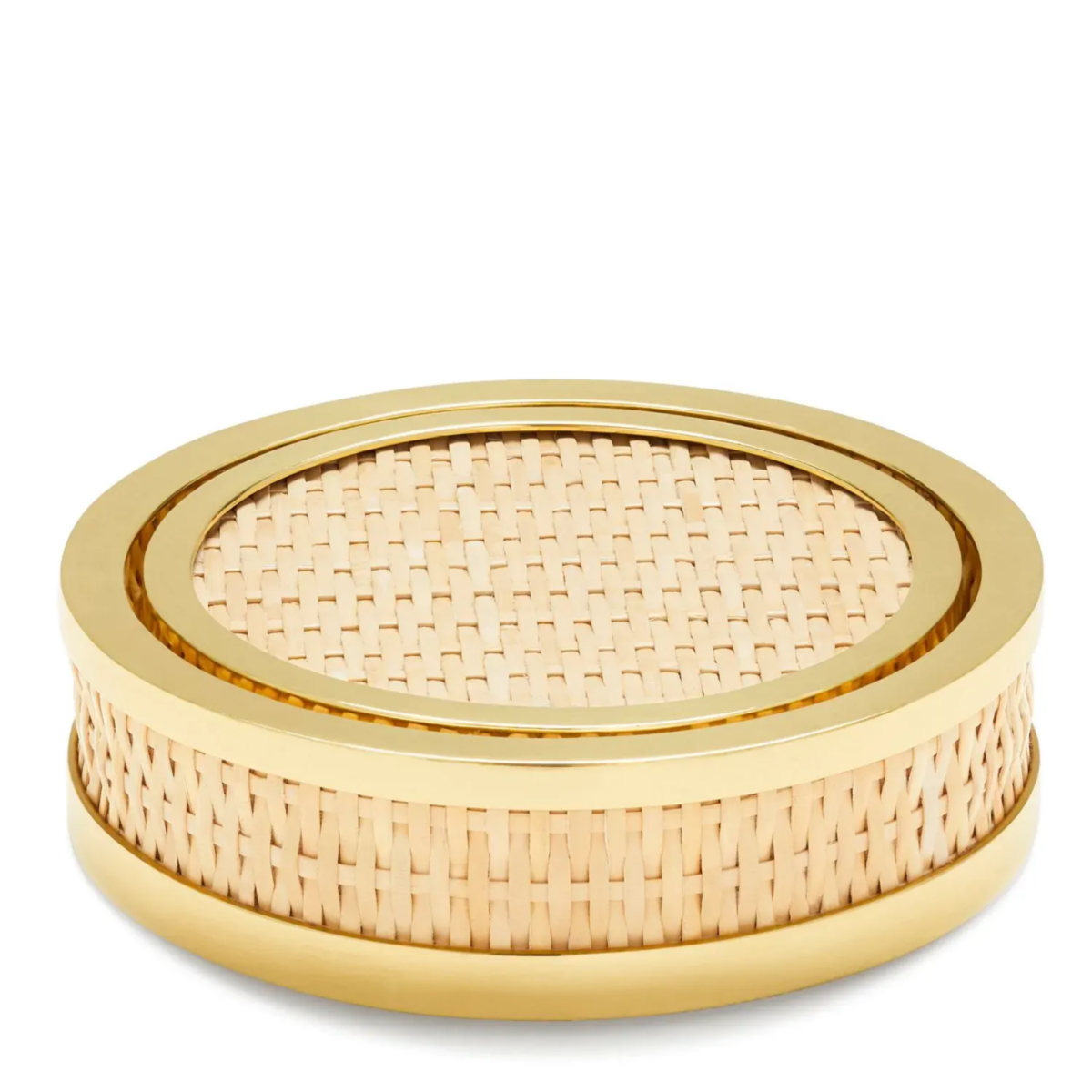 AERIN Colette Cane Coaster (Set of 4) | SR Interiors